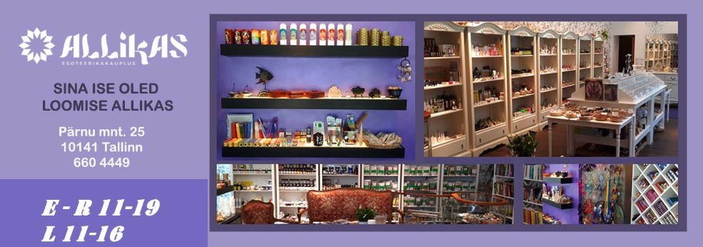 Avaleht – Esoteerikakauplus Allikas
